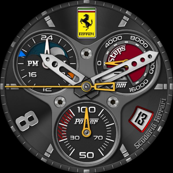 CyberCop71 - CCWCF v.320 Maranello finale - watch face for Apple Watch ...