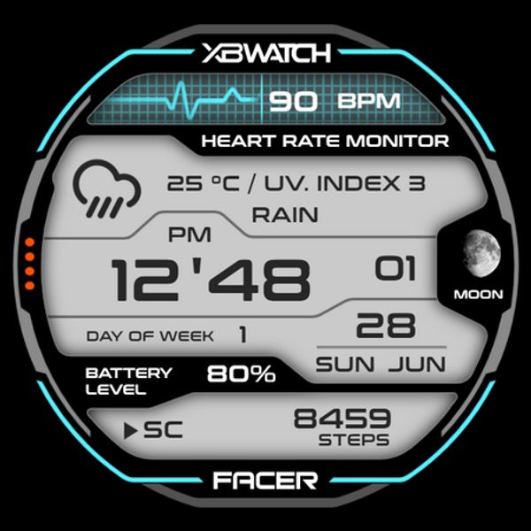 XBWatch DG20 X1 • Facer: the world's largest watch face platform